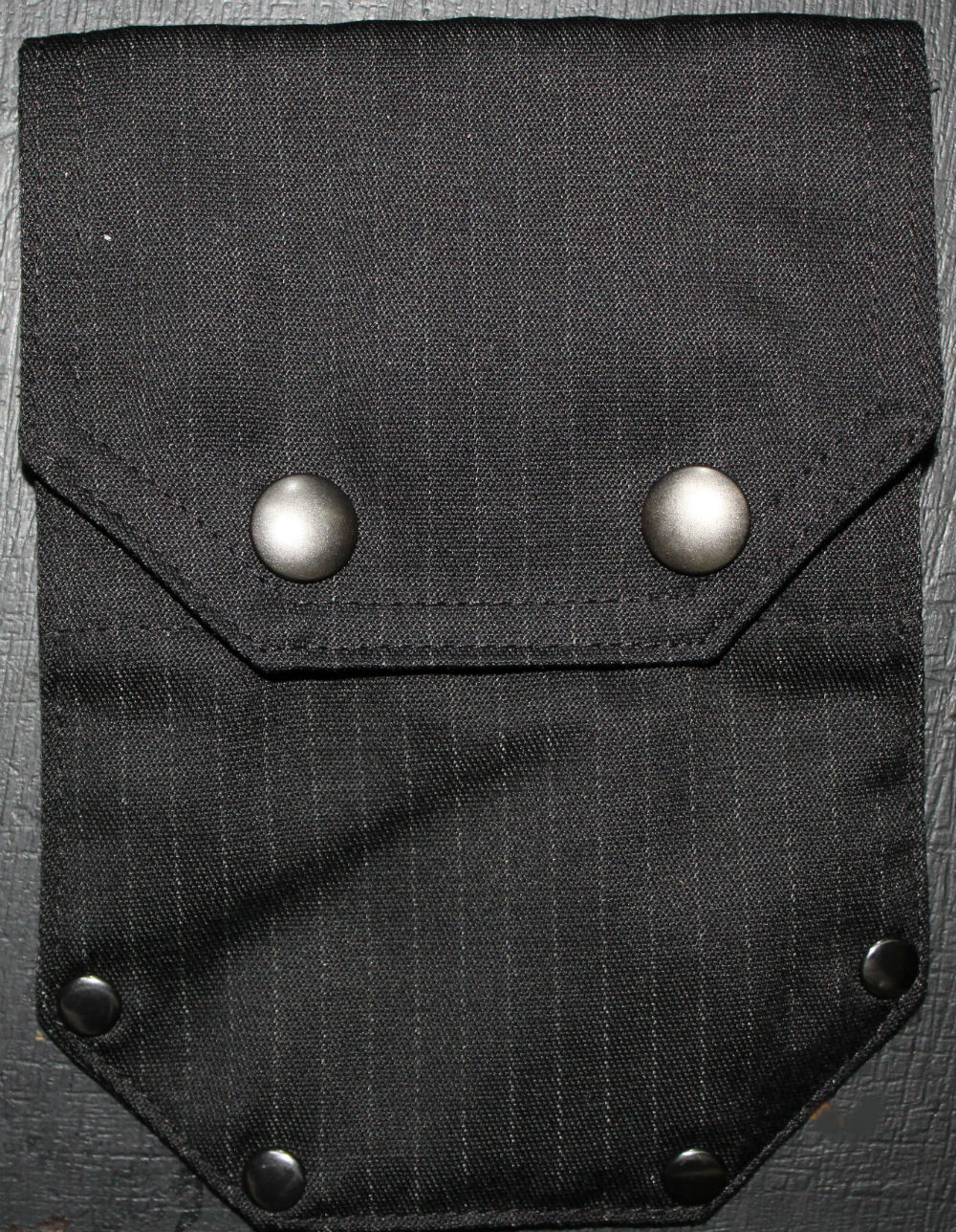 Small Pinstripe Pocket with Stylish Rivets